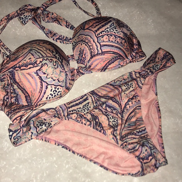 Victoria S Secret Swim Rare Print 34c Victorias Secret Swim
